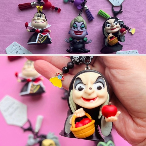 Disney | Accessories | Disney Handmade Evil Witch Keychain Disney ...